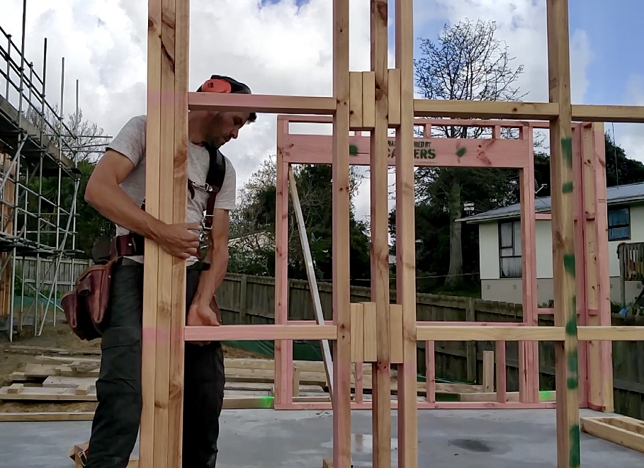 Wall Frames in the Rain – The Travelling Carpenter